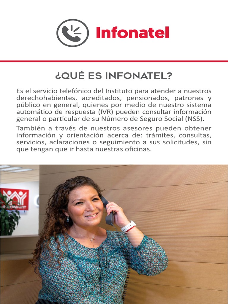 Infonatel: Un servicio telefónico para resolver dudas, consultar ...