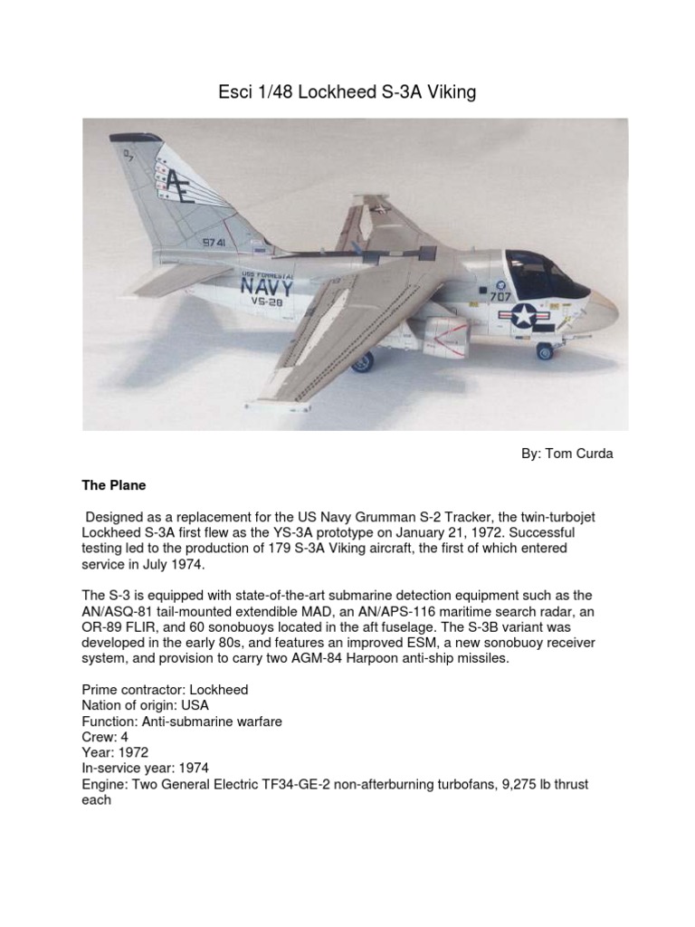 Esci S3A Viking | PDF | Aircraft | Aviation