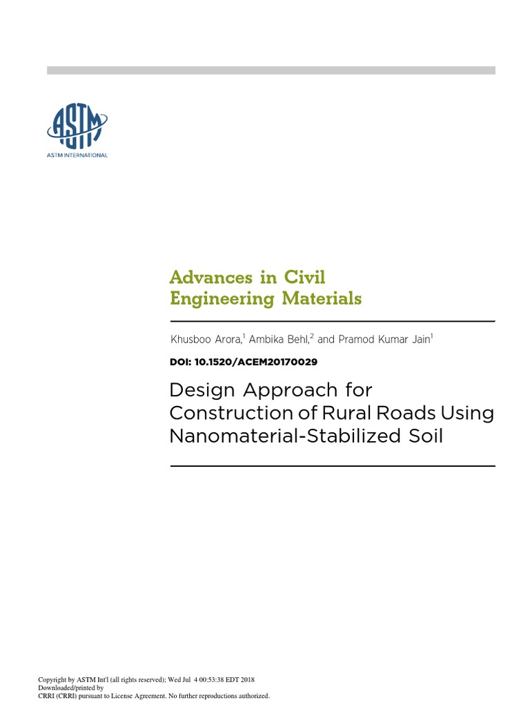 ASTM Paper | PDF | Road | Road Surface