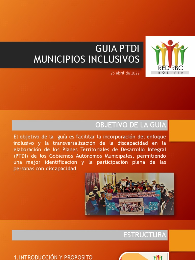 Guia PTDI Inclusivos | PDF | Planificación | Invalidez