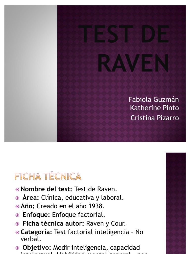 Test de Raven
