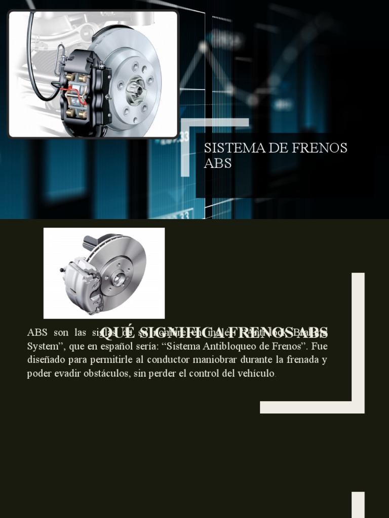 Fallas en Sistema de Frenos ABS | PDF | Sistema de freno antibloqueo ...