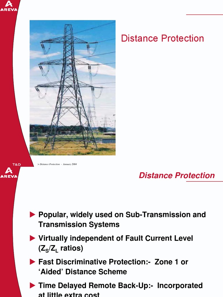 Distance Priciples - Basic Principles | PDF | Relay | Electrical Impedance