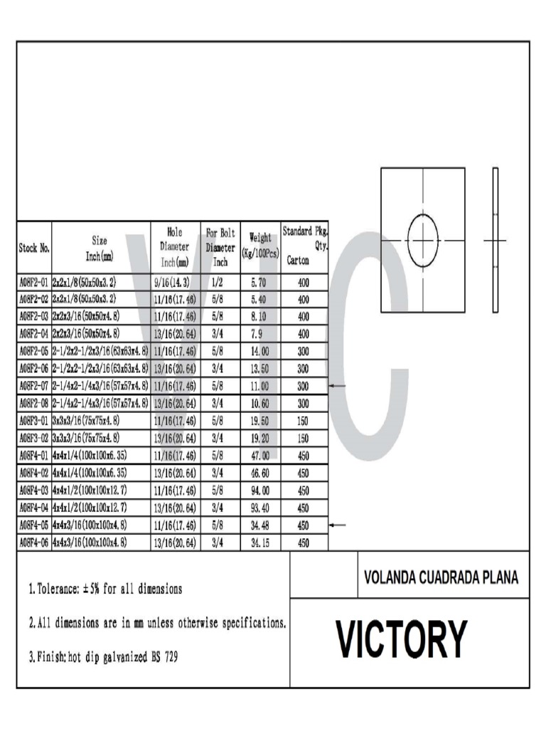 A08F-Volanda Cuadrada Plana | PDF