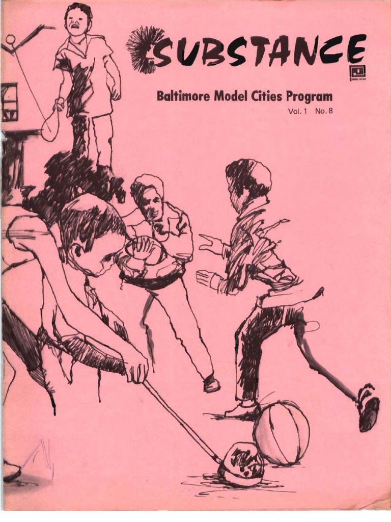 Substance - Volume 1, Number 8 Baltimore Model Cities Program | PDF ...