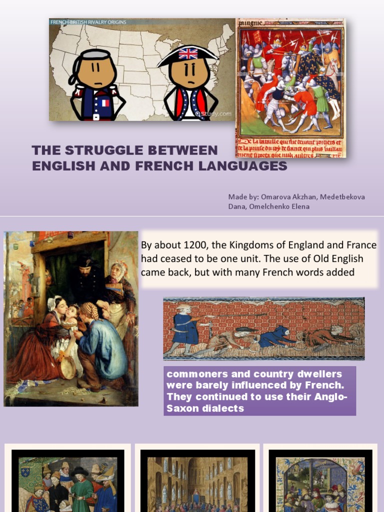English vs. French Language Evolution | PDF | Kingdom Of England | France