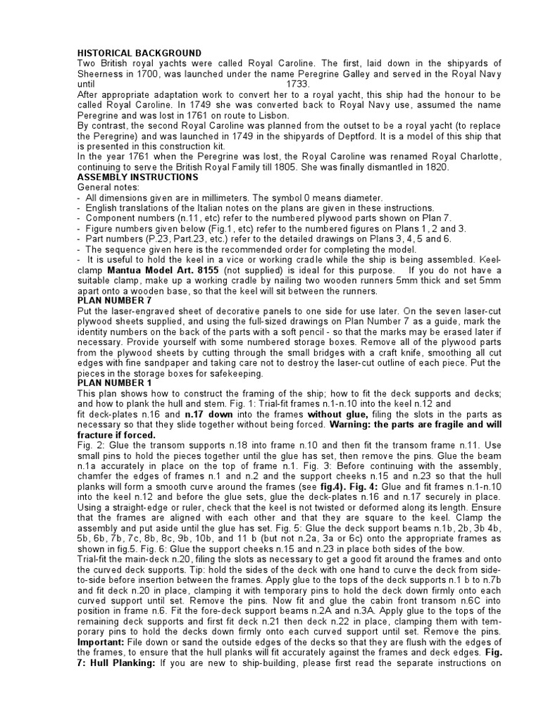 Instruction | PDF | Rigging | Mast (Sailing)