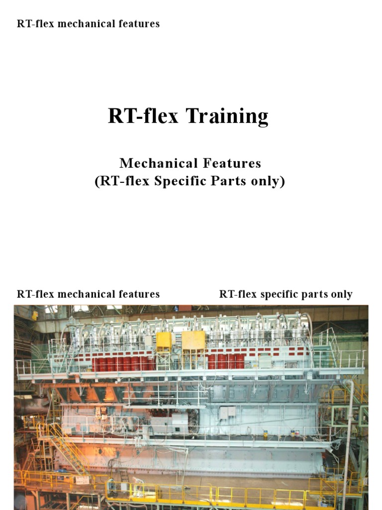 RT-flex Mechanical Features Overview | PDF | Pump | Valve