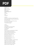 Uvalo Lyrics | PDF