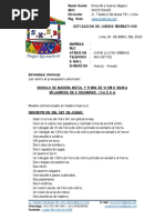 Certificado Sencico | PDF