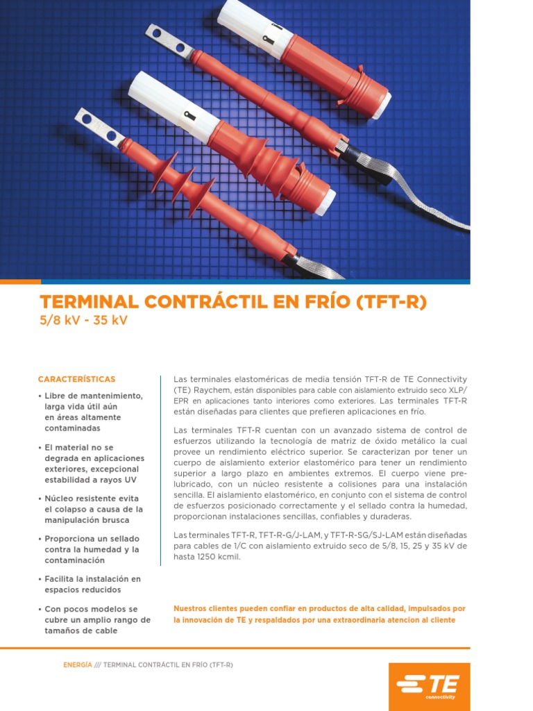 TFT R Terminal Contráctil en Frío Es | PDF | Extrusión