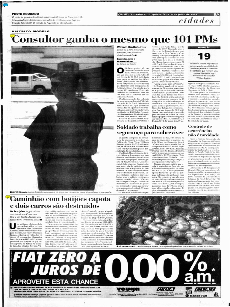 William Bratton, Ex-Chefe de Polícia de Nova York e Los Angeles | PDF