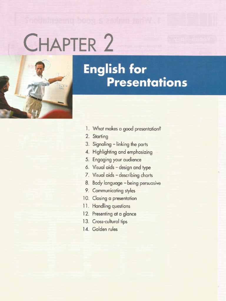 CIBE Chapter 2 Eng For Presentations | PDF