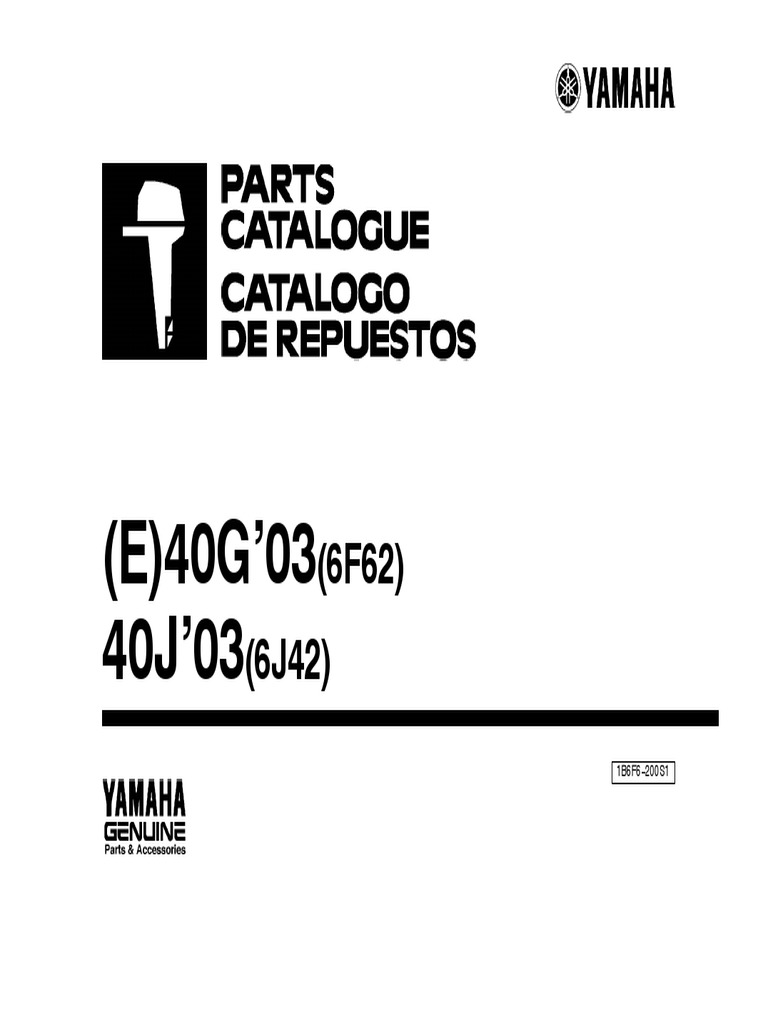 (E) 40G-40J 03 (6F62-6J42) | PDF | Washer (Hardware) | Carburetor