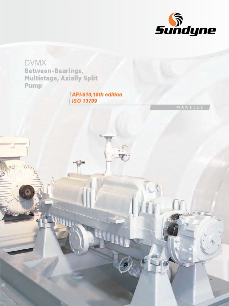 DVMX. Between-Bearings, Multistage, Axially Split Pump. API-610,10th ...