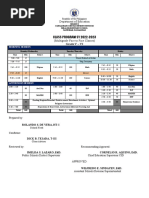 Sample of Multigrade Class Program | PDF | Learning