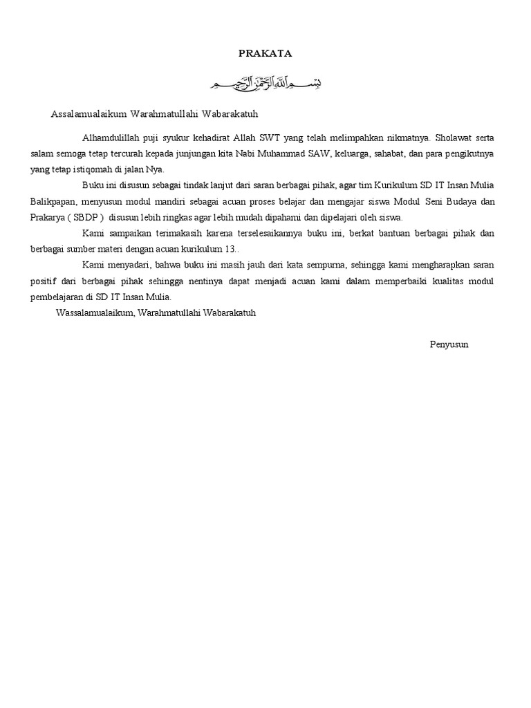 Modul SBDP Kelas 1 SMT Ganjil 2022-2023 | PDF