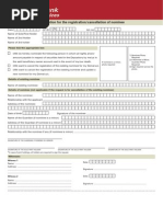 Nomination Forms For Change of Nominee (Da3) PDF | PDF | Deposit ...