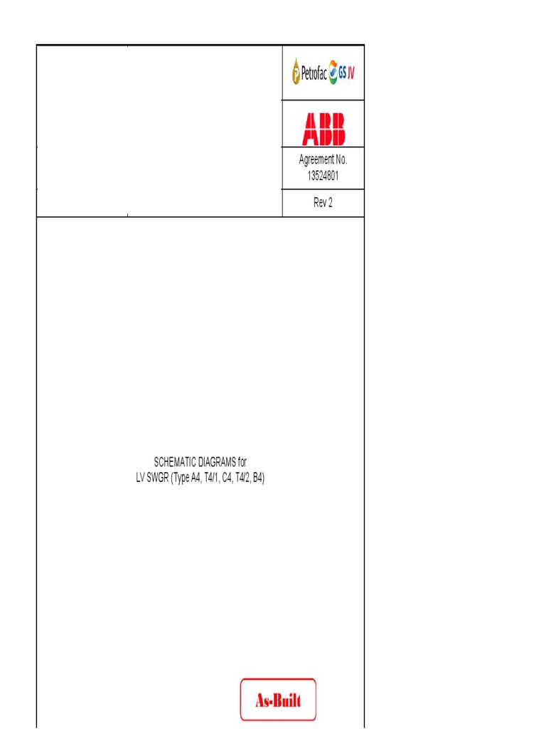 Emailing 415V LV ABB SWGR Schematic | PDF