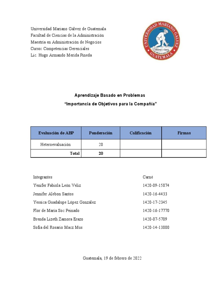 ABP Hidrotecnia - Grupo 1 Competencias Gerenciales | PDF | Business | Agua