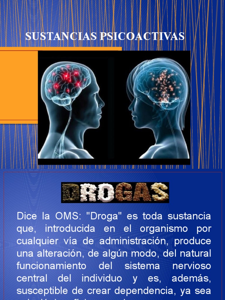 Sustancias Psicoactivas | PDF | Drogas | La dependencia de sustancias