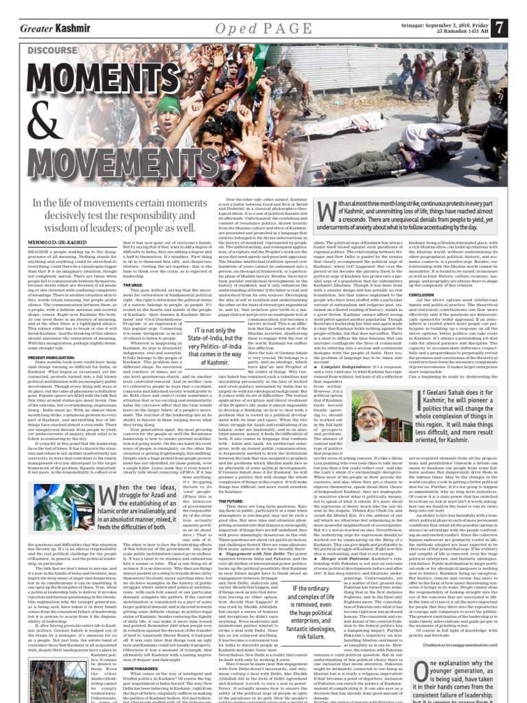 Movements and Moments | Download Free PDF | Leadership