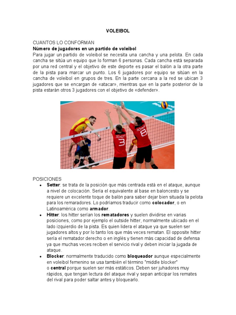 Voleibol | PDF | Vóleibol | Ocio