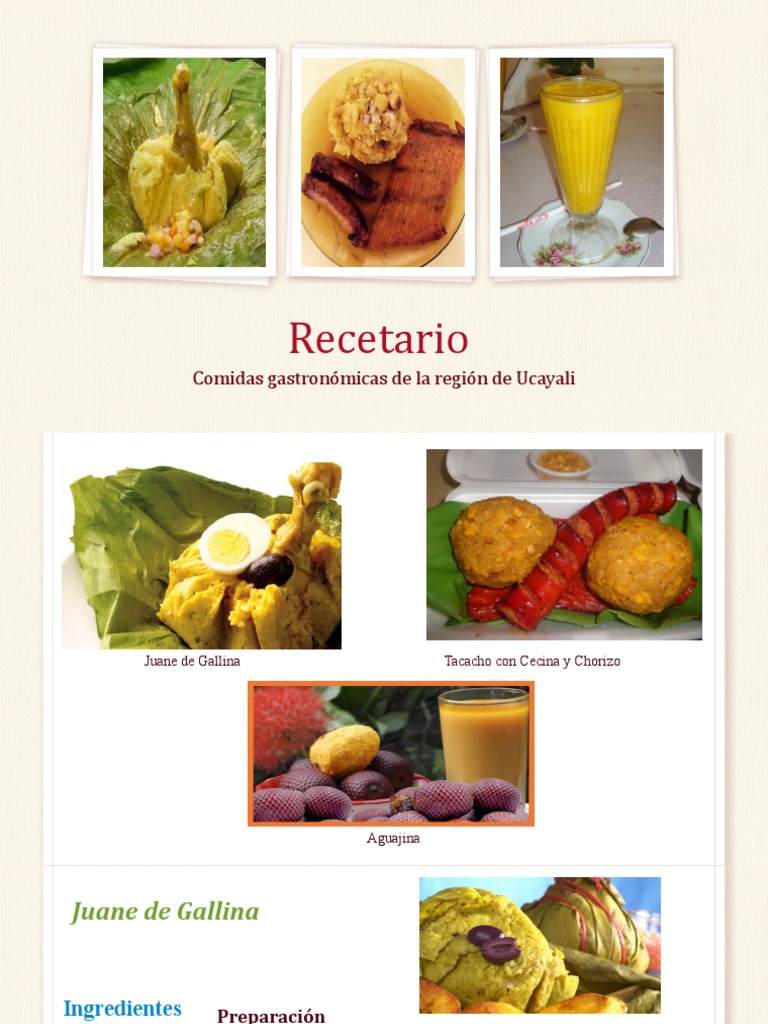 Presentación Comidas Gastronomicas | PDF | Cocina de las Americas | Cocina occidental