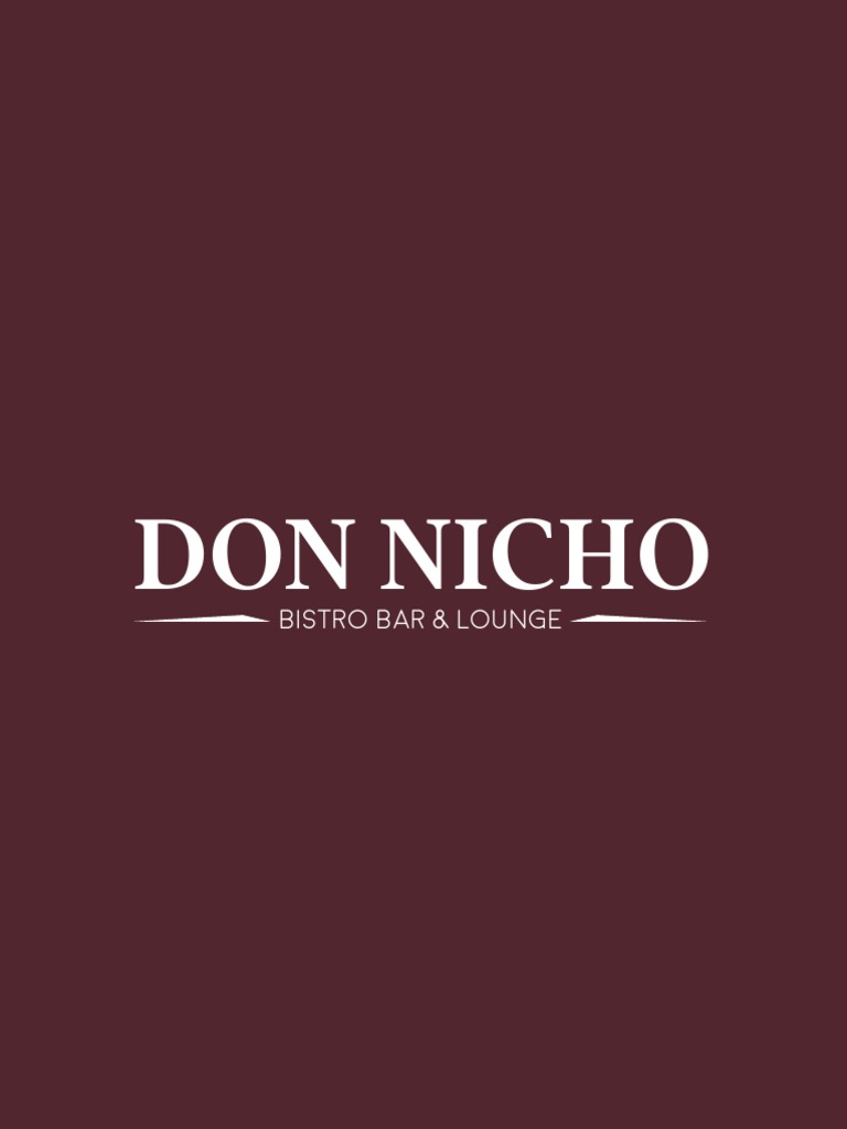 Menu Don Nicho Junio | PDF | filete | Cocina norteamericana