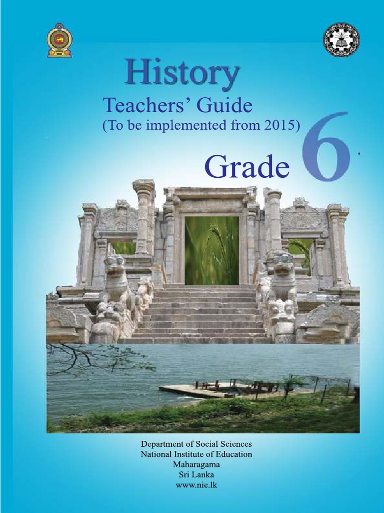 History TG 6 | PDF | Curriculum | Teachers