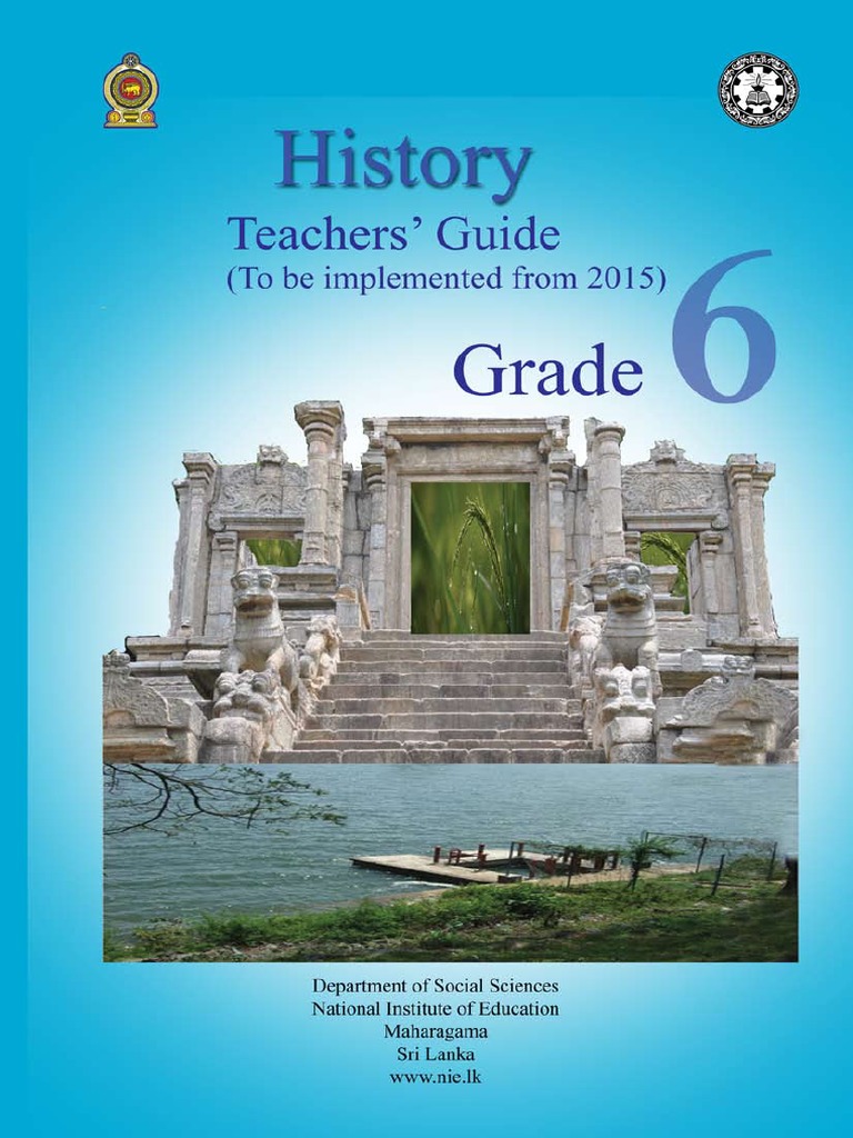 History TG 6 | PDF | Curriculum | Teachers
