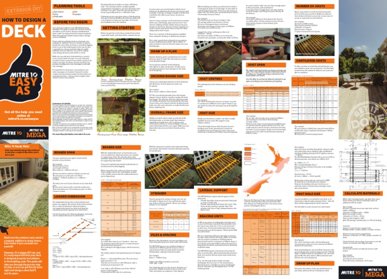 Timber Deck Building Guide | PDF | Economic Sectors