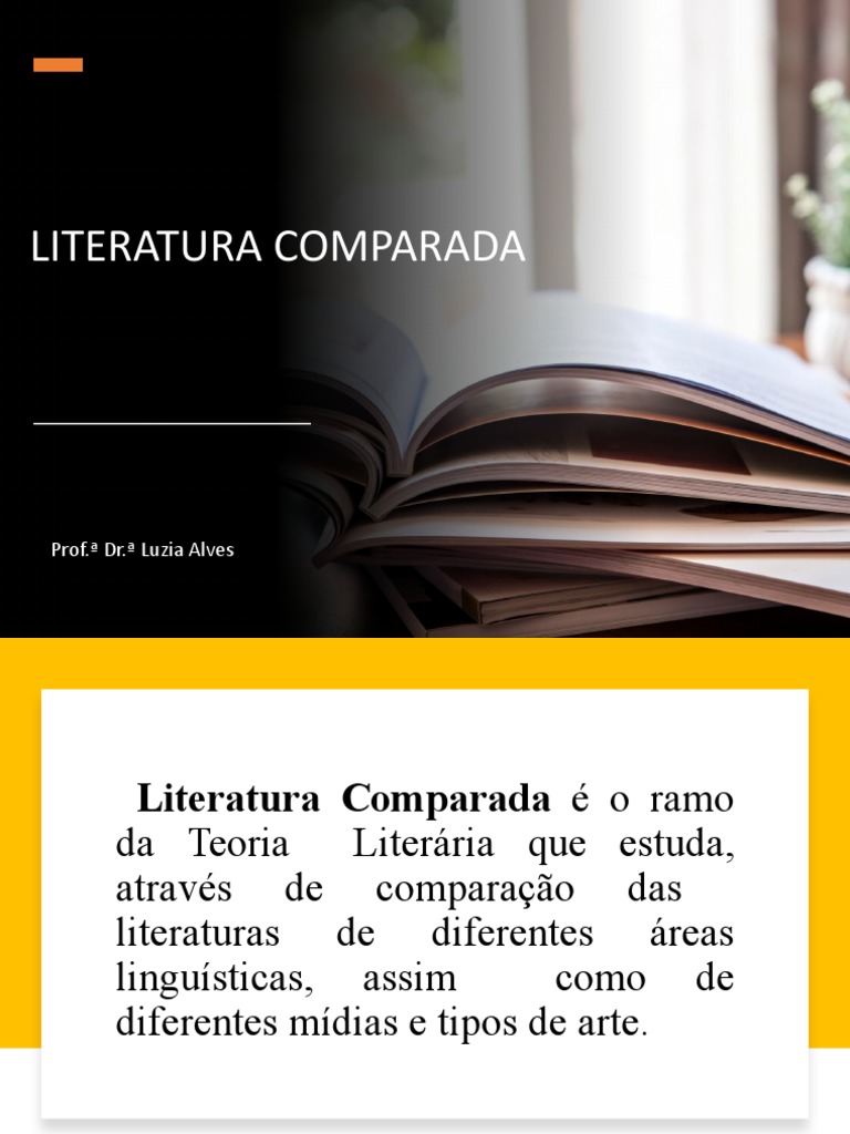 Literatura Comparada: Teoria e Aplicações | PDF | Ficção Geral