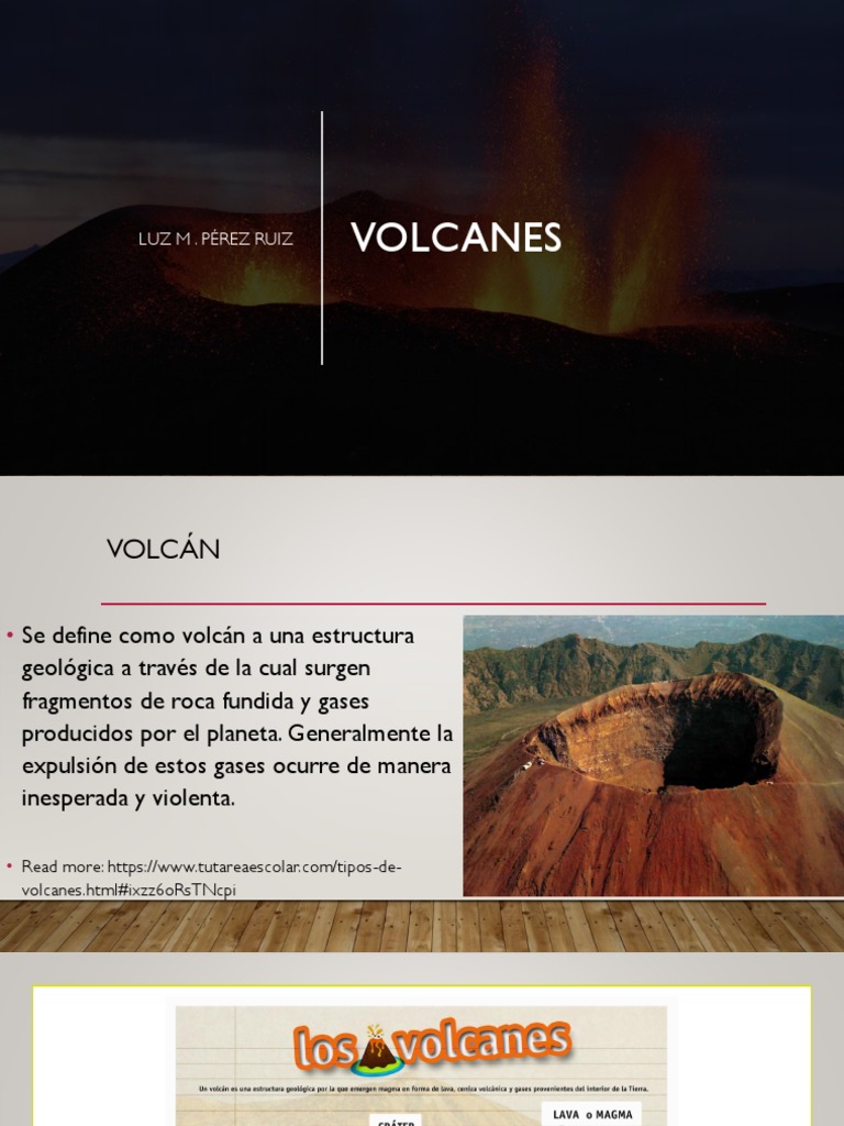 Volcanes | PDF | Volcán | Tipos de erupciones volcánicas