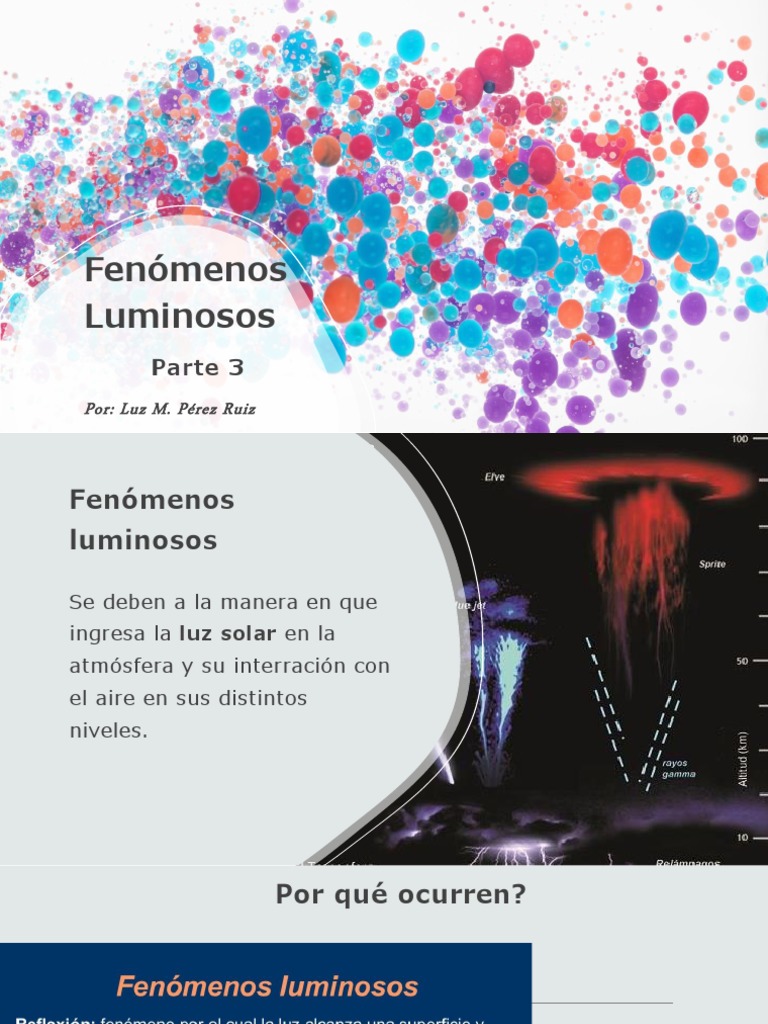 Fenómenos Luminosos | PDF | Aurora | Arco iris