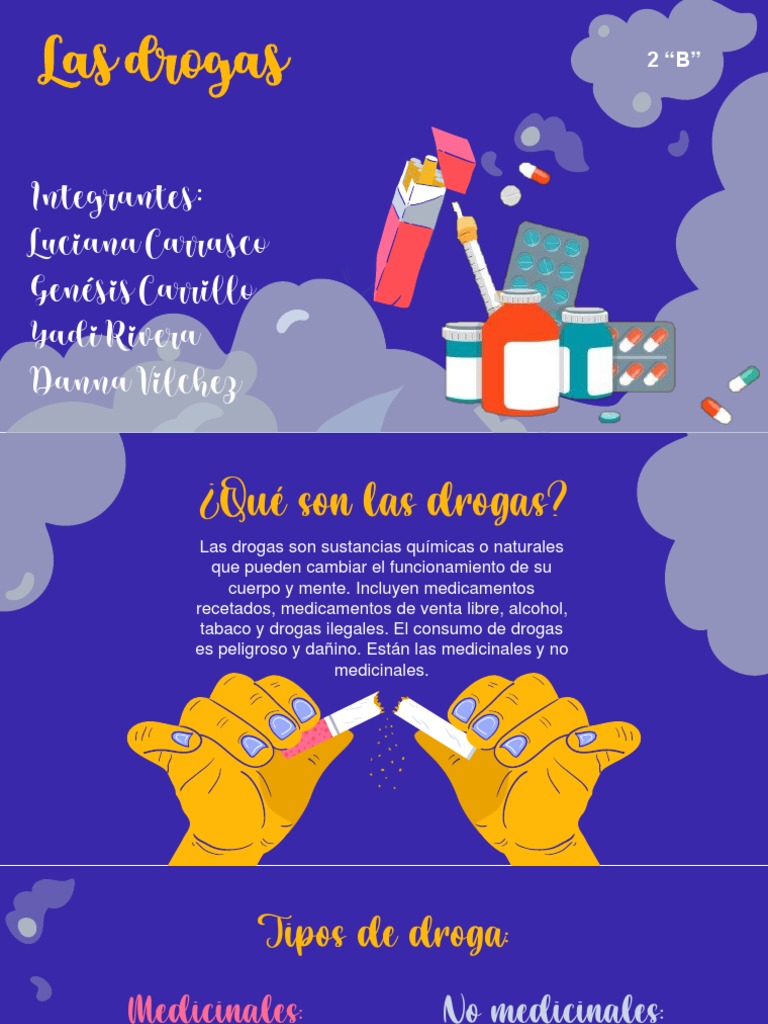 Consumo de Las Drogas | PDF | La dependencia de sustancias | Drogas