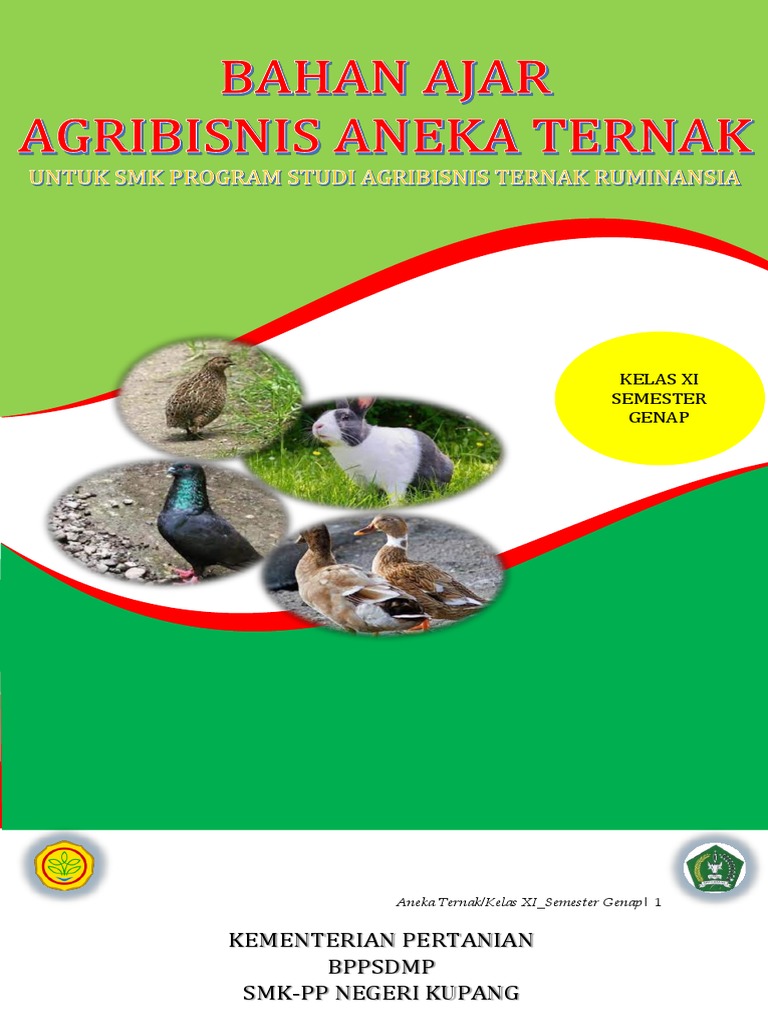 Modul Agribisnis Aneka Ternak Atr Kelas Xi 280122 | PDF