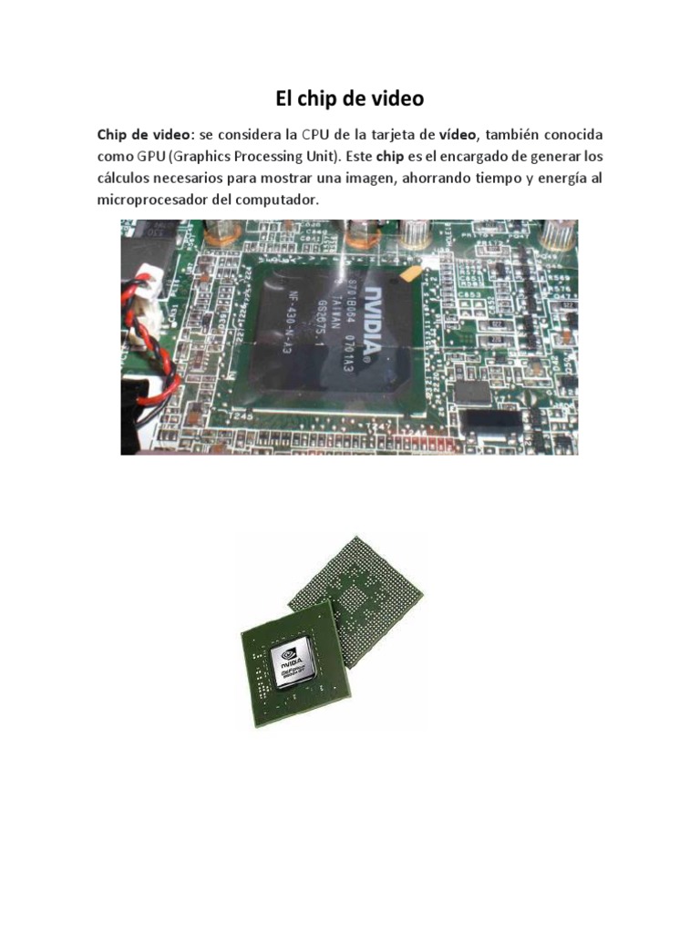 El Chip de Video | PDF