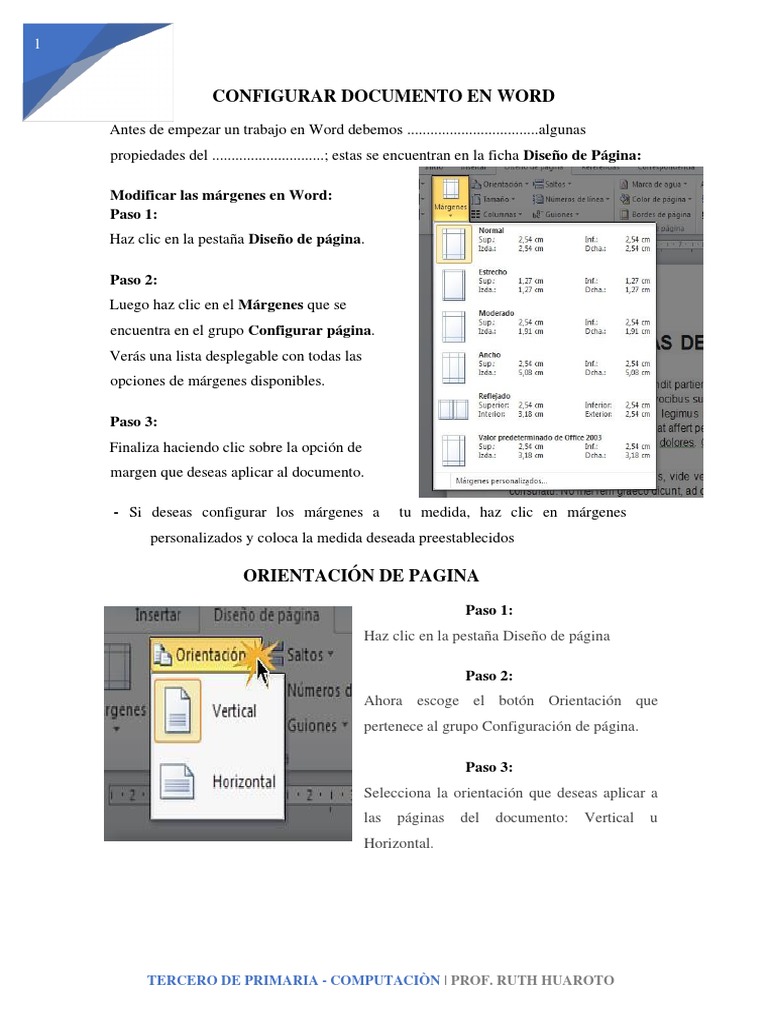 Configurar Documento en Word 28 | PDF | Software | Informática