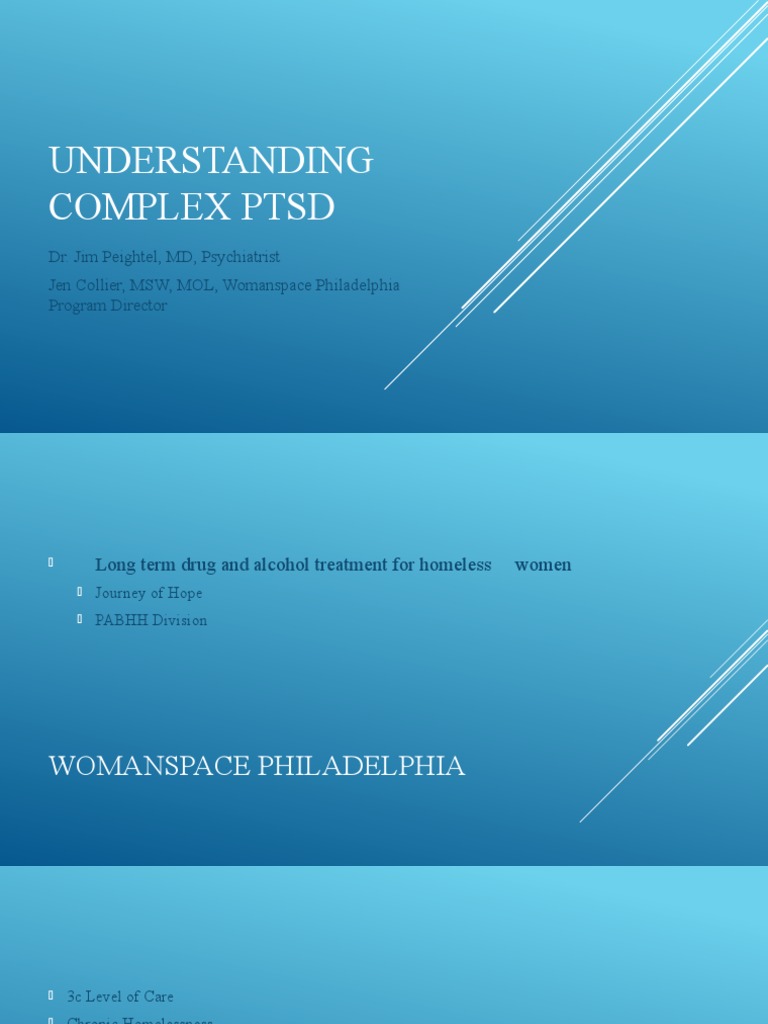 Complex PTSD | PDF | Complex Post Traumatic Stress Disorder | Borderline Personality Disorder