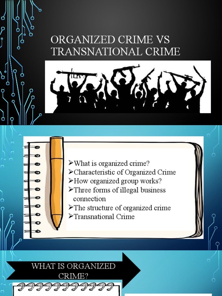 Organized Crime Investigation | PDF | Organized Crime | Illegal Drug Trade