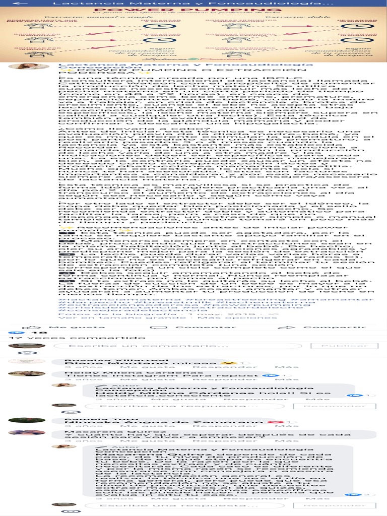 Lactancia Materna y Fonoaudiología Concepción - POWER PUMPING O ...