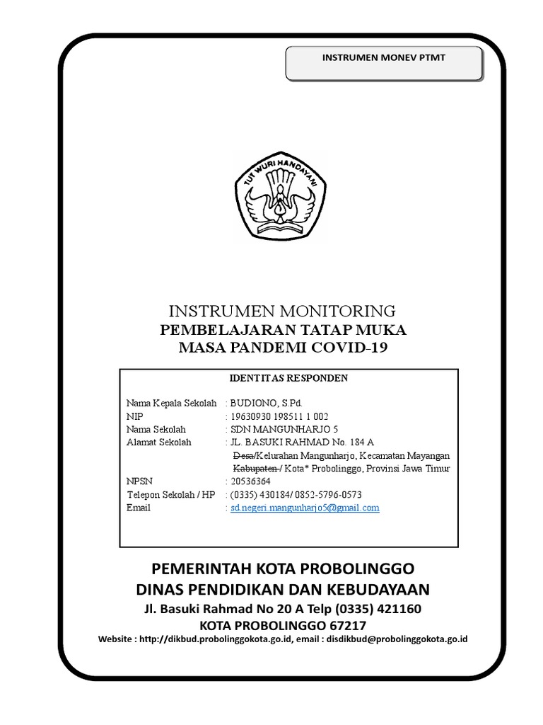Instrumen Monev PIP 2022 | PDF | Karier & Perkembangan | Ilmu Sosial