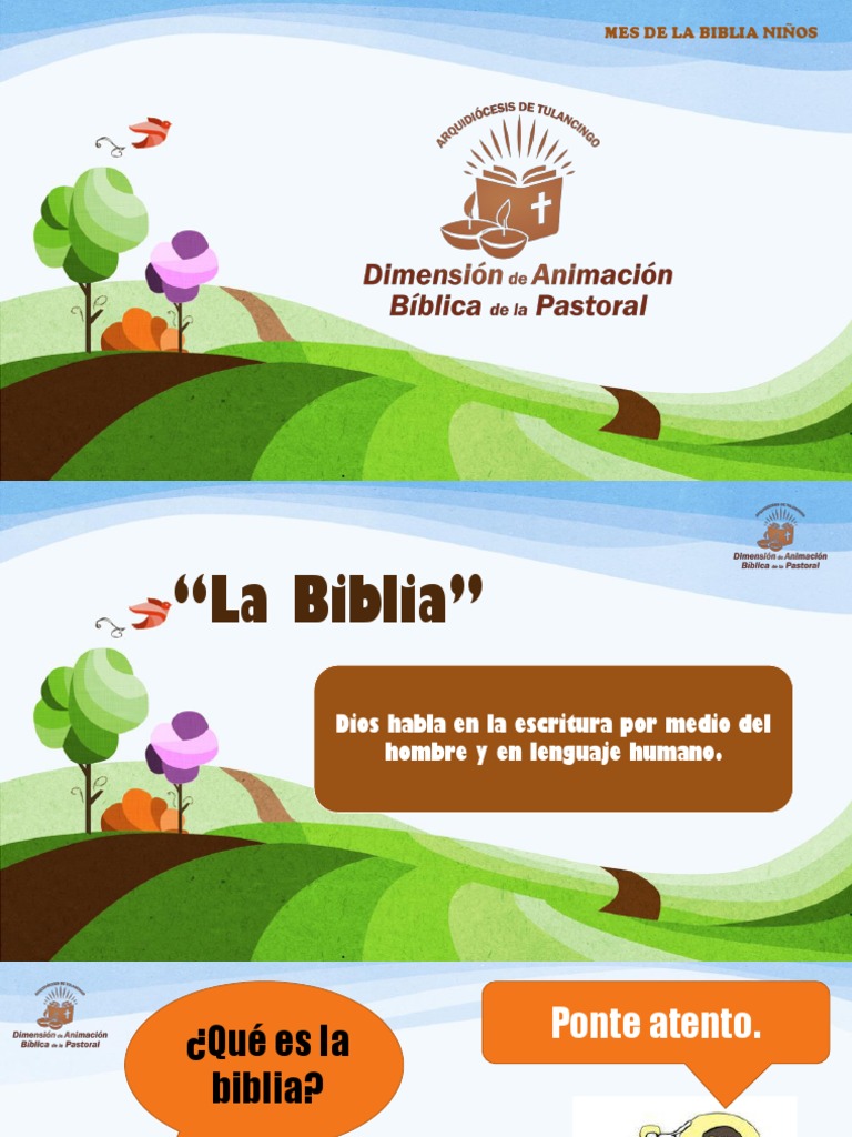 La Biblia - PPTX para Niños | PDF