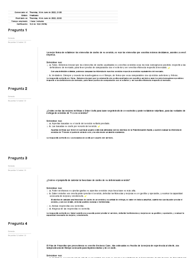 Examen Clase 6 Costos | PDF | Presupuesto | Innovación