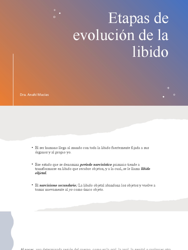 Etapas de Evolución de La Libido | PDF | Complejo de Edipo | Sexo anal