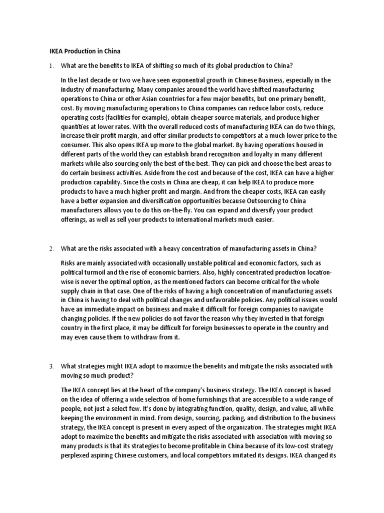 IBT - 12 Task Performance | PDF | Profit (Economics) | China