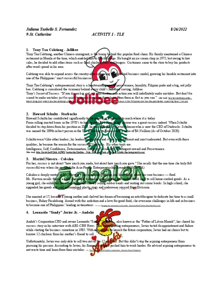 Tle Activity 1 | PDF