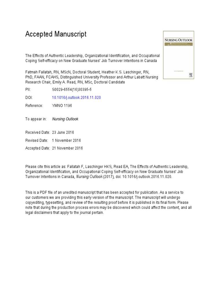 Fallatah 2016 | Download Free PDF | Leadership | Psychology