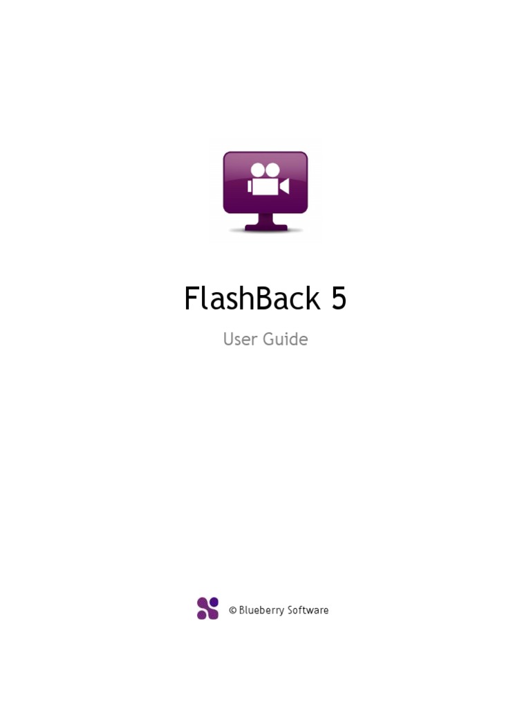 Flashback 5 User Guide | PDF | Adobe Flash | Microsoft Windows